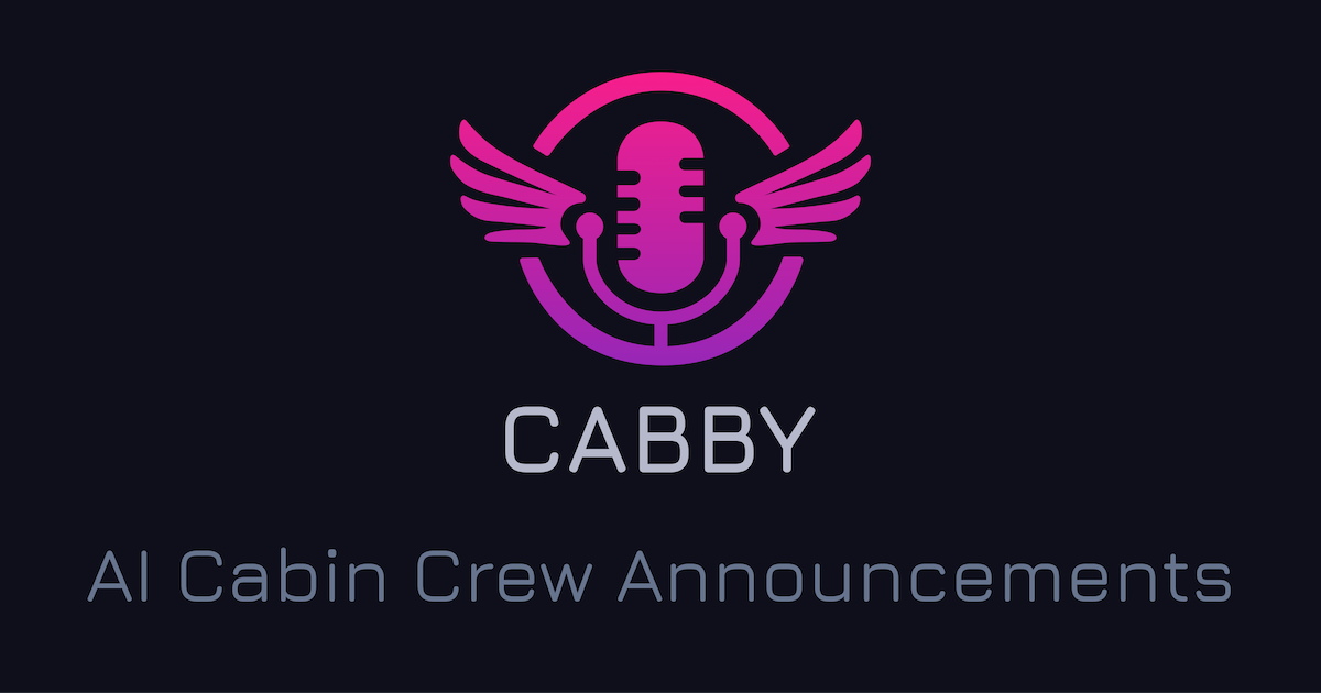 Cabby - Your Virtual Cabin Crew, Powered by AI
